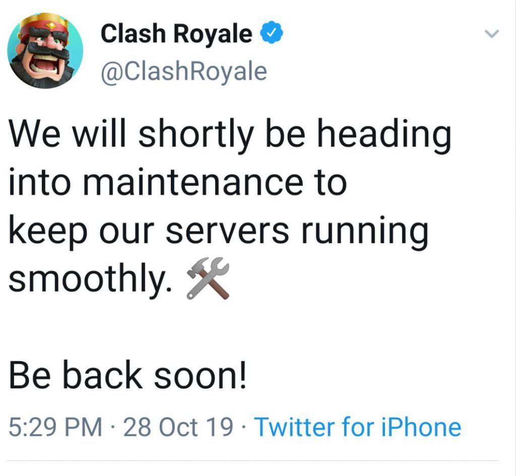 [Update: Not loading or stuck at 50%] Clash Royale game not working ...