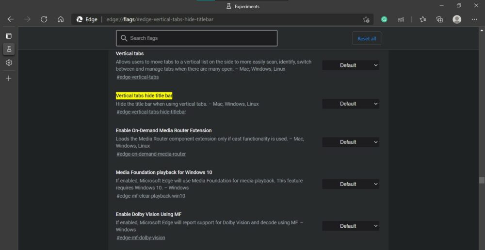 Hide Title Bar With Vertical Tabs In Microsoft Edge My XXX Hot Girl