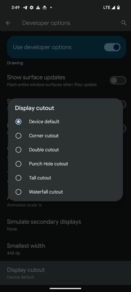 PSA: Google Pixel 8 and 8 Pro won't let you hide the camera cutout