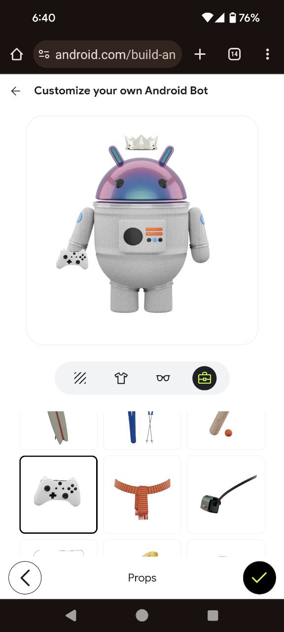 How to create a custom Android Bot avatar on your Pixel phone