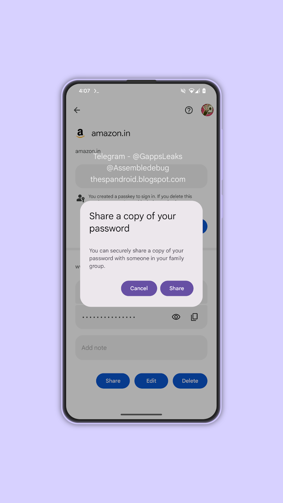 You'll soon be able to share passwords on your Pixel easily