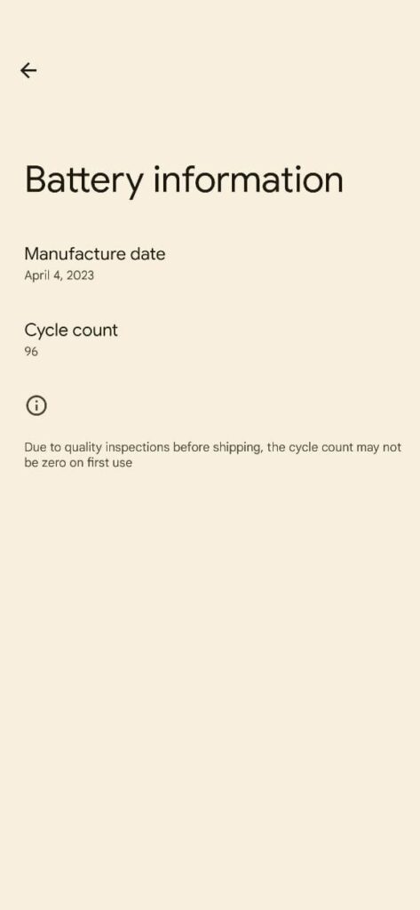 Google Pixel March update removes ‘battery information’ page