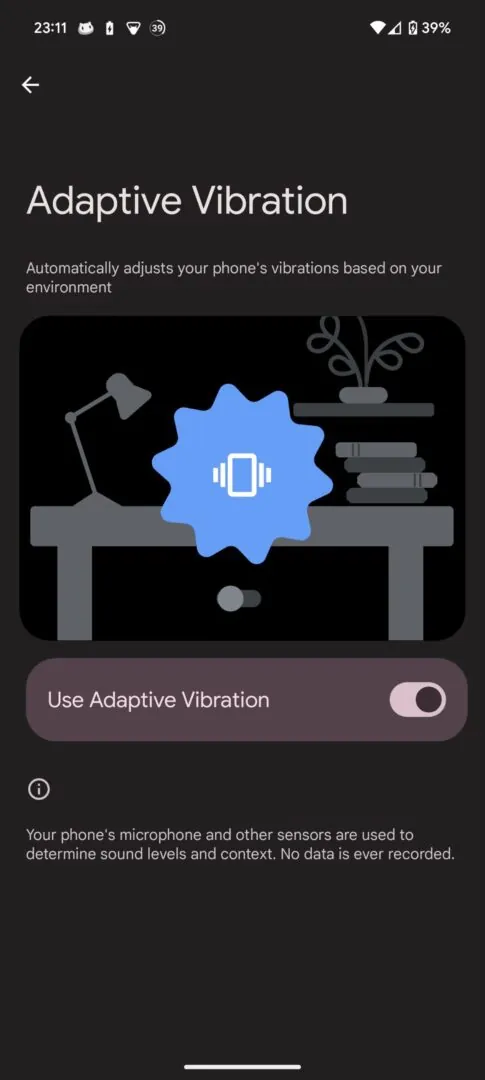 Android 15 Adaptive vibration isn't coming to all Android phones