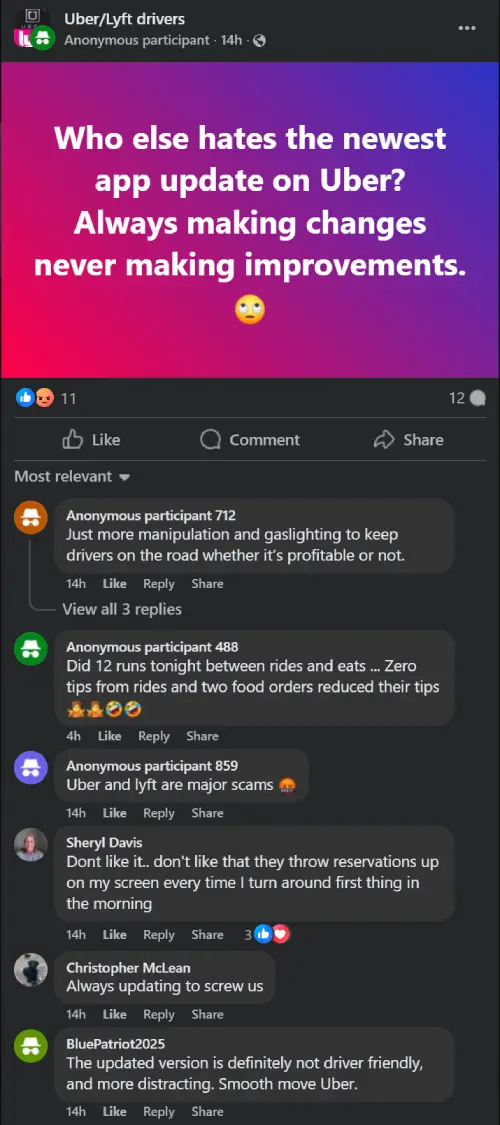 The new Uber heat map is here, and drivers have a lot to say