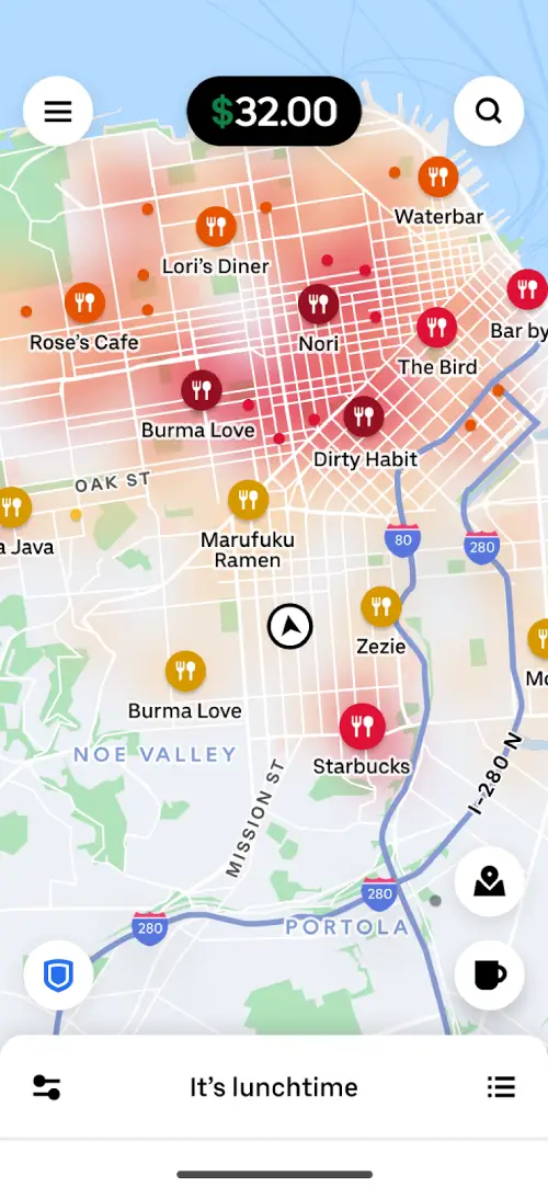 The new Uber heat map is here, and drivers have a lot to say