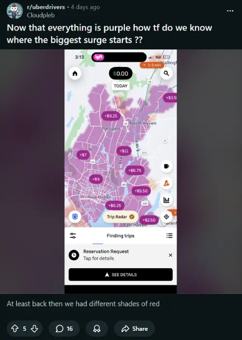 The new Uber heat map is here, and drivers have a lot to say