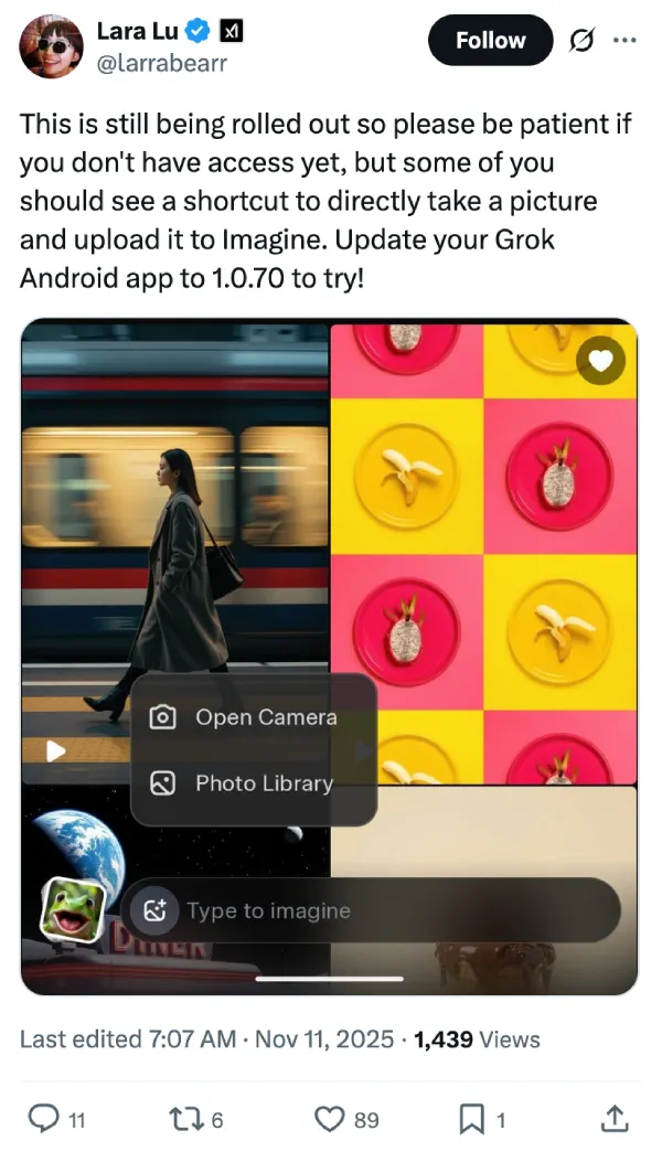 Grok testing Highlight Stories as Android app picks up useful improvements