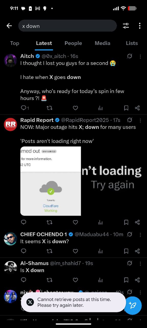 X (formerly Twitter) down and not working for thousands as posts stop ...