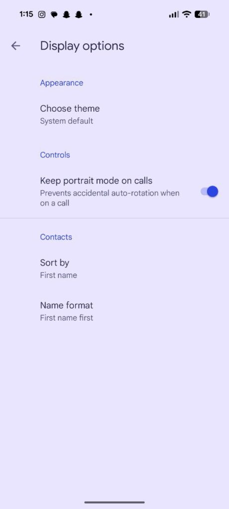Google Phone app brings back 'Keep portrait mode on calls' in latest ...
