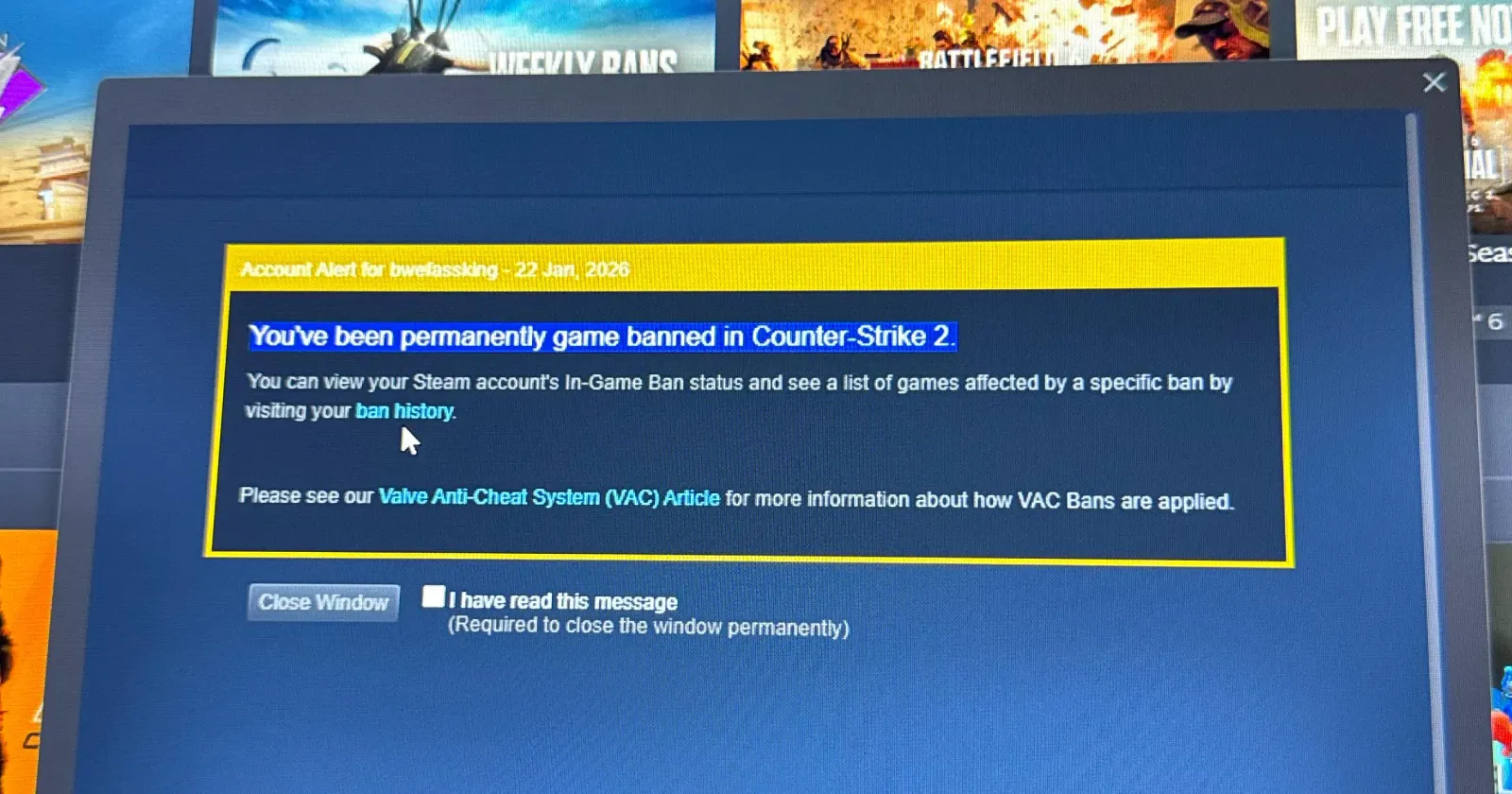 CS2 players report surprise VAC bans after latest update - PiunikaWeb