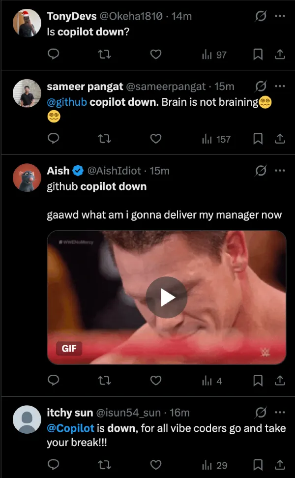 GitHub Copilot down for many as users report Language model unavailable errors