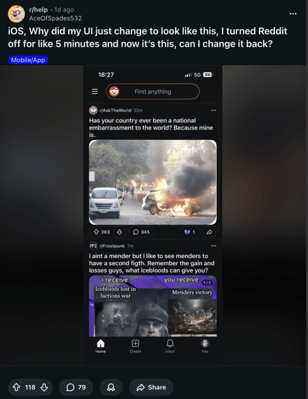 New Reddit UI changes navigation, adds bigger persistent search