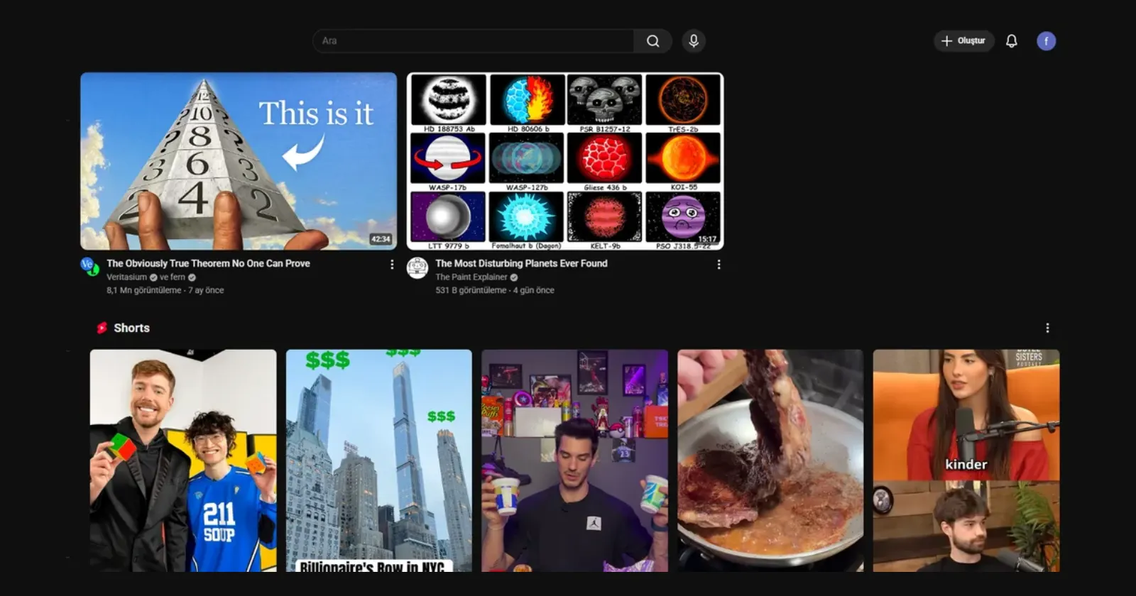 YouTube homepage glitch leaves users with only a handful of recommendations