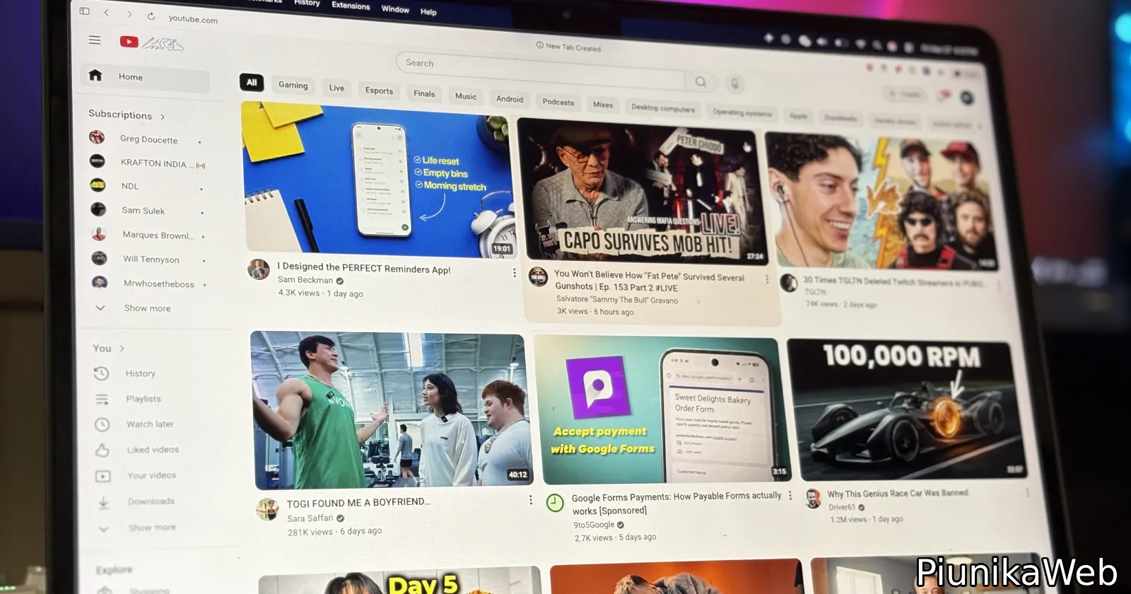 YouTube hides Watch Later shortcut behind the three-dot menu on desktop