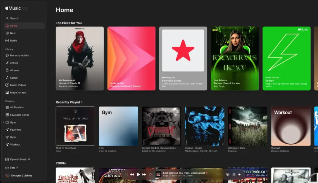 Apple Music’s web player gets a Liquid Glass-inspired redesign in beta
