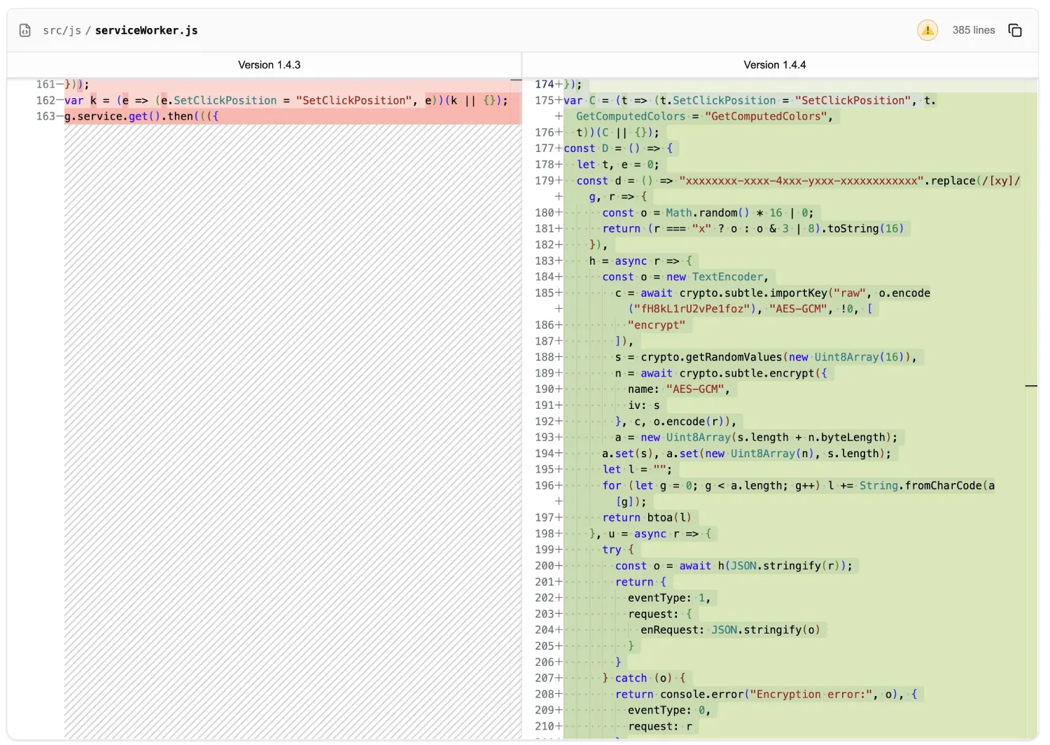 Color Picker extension with 400,000 users caught adding encrypted tracking code, researcher says