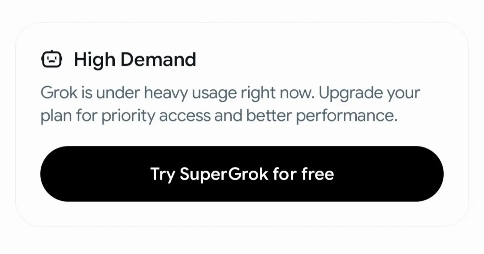 Grok ‘High Demand’ error leaves users with limited access to chatbot ...