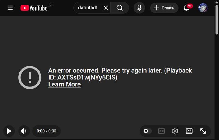 Brave browser users report YouTube playback error saying 'An error ...