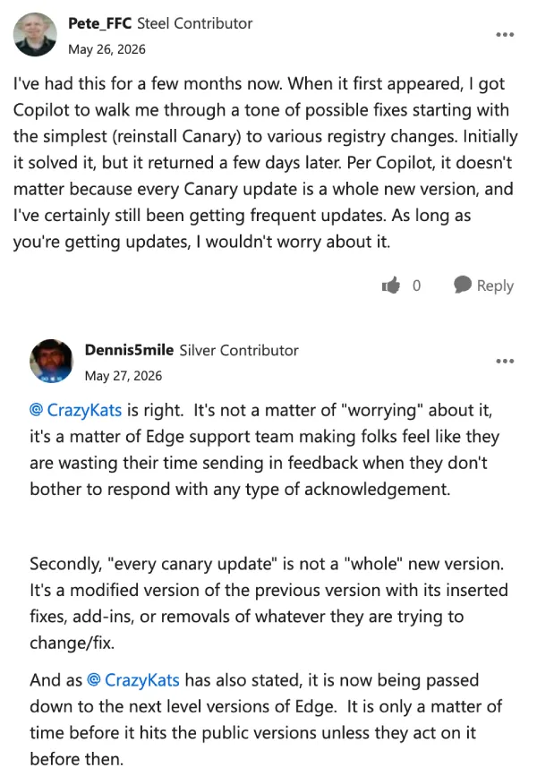 Microsoft confirms a fix is coming for Edge Canary 'error code 3' when ...