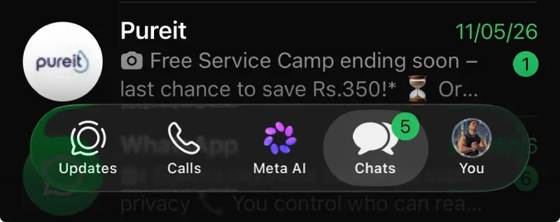 New WhatsApp Liquid Glass UI is now live for more iPhone users [U]