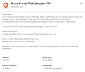 Brave Browser v1.91.171 update fixes a critical Chromium security flaw ...