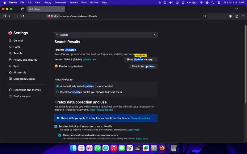 Firefox releases version 151.0.3 with two important bug fixes