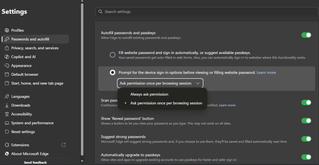 Microsoft Edge officially retires Custom Primary Password today: Here’s ...