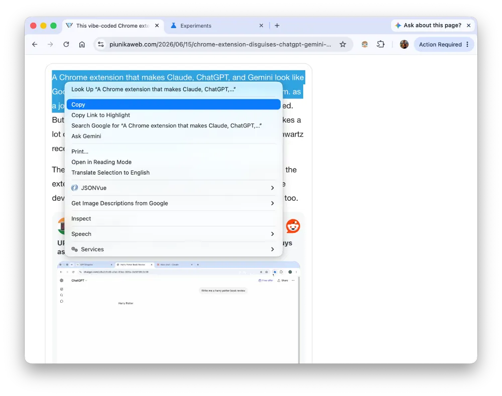 Chrome’s right-click menu is getting a more useful redesign - PiunikaWeb